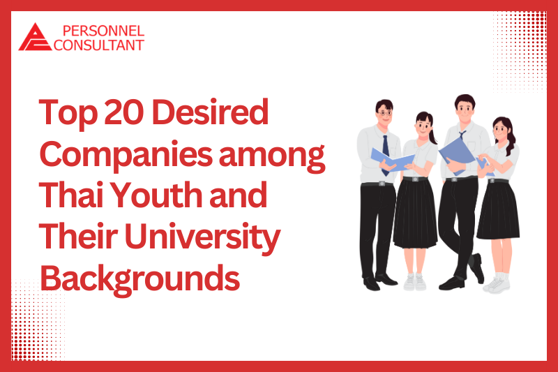 Top 20 Desired Companies among Thai Youth and Their University ...