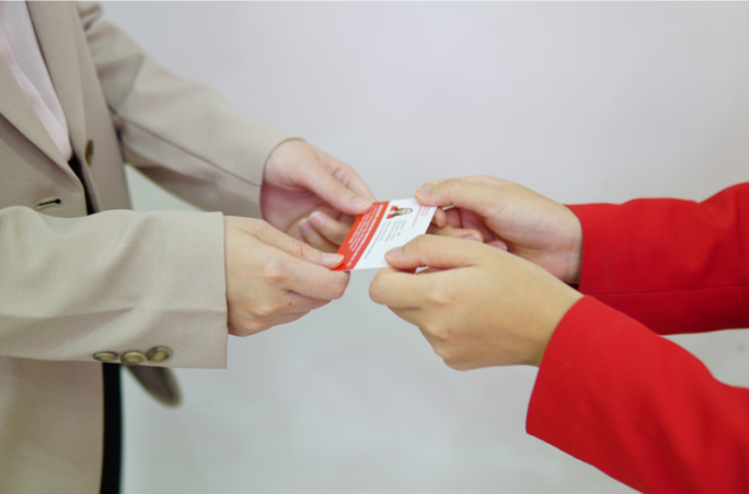 Exchanging Business Cards : Basic Business Manner | Useful Information ...
